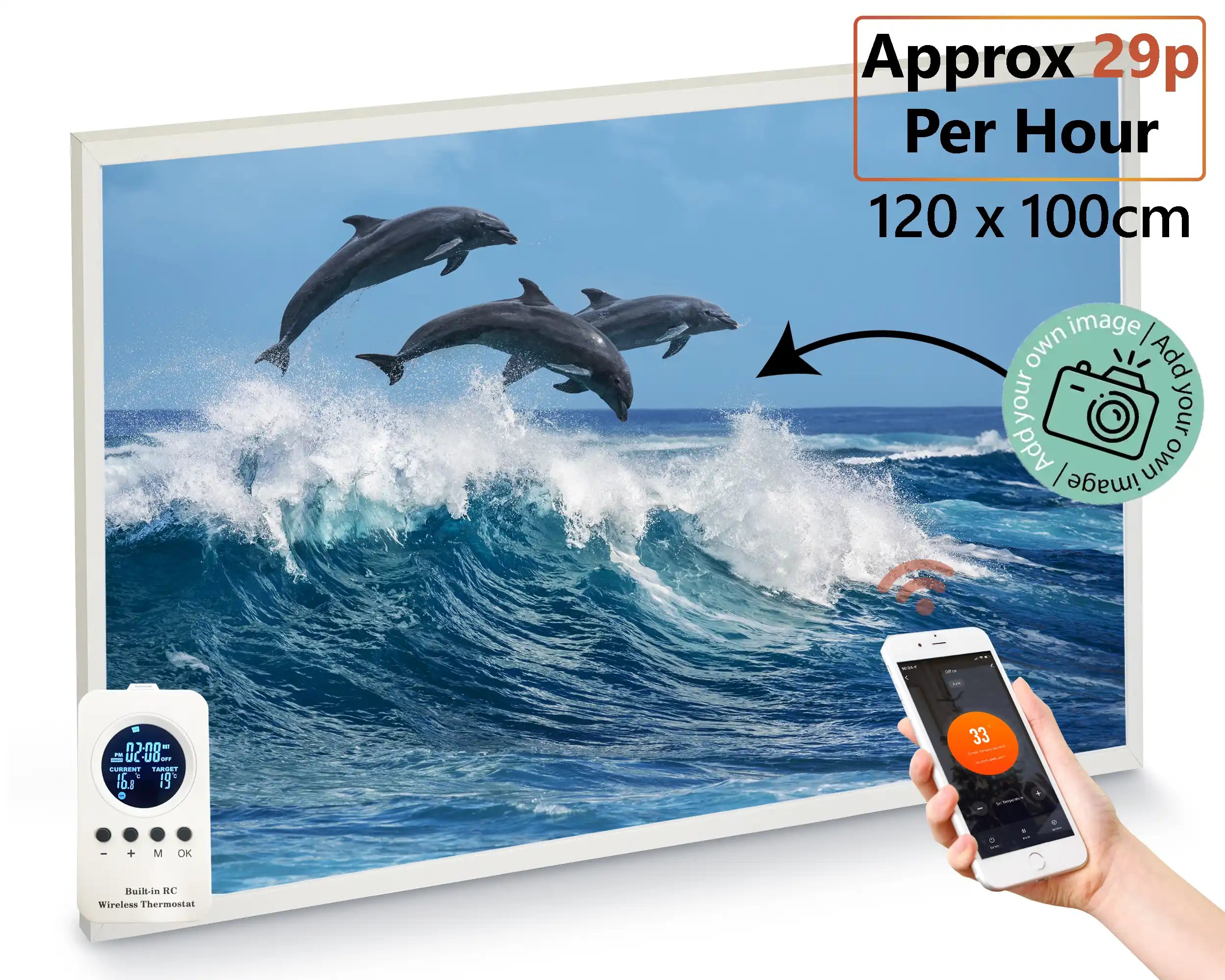 1200W Smart IR panel - Add your Picture