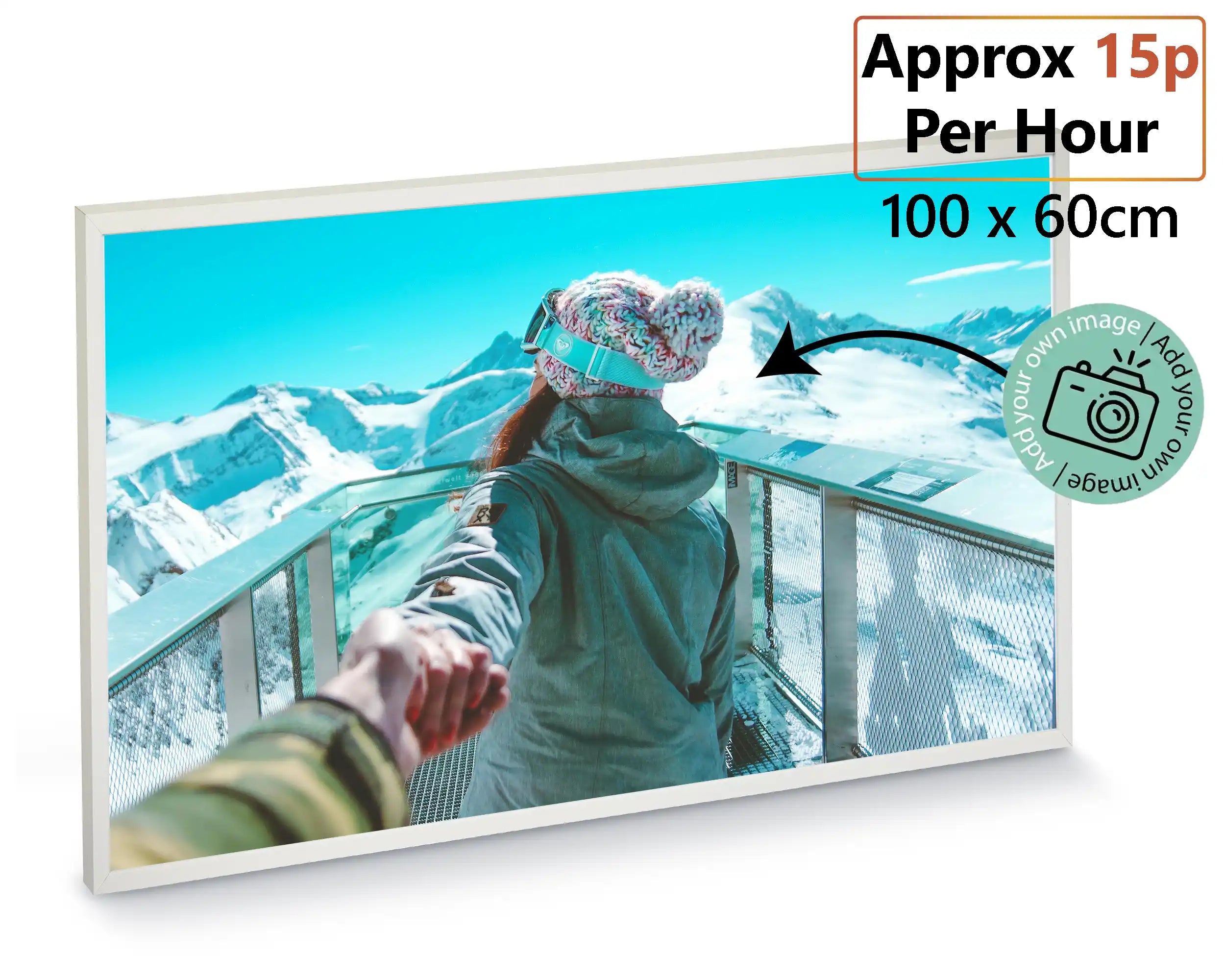 600W Custom Infrared Heating Panel | Artwork-Style Smart Heating