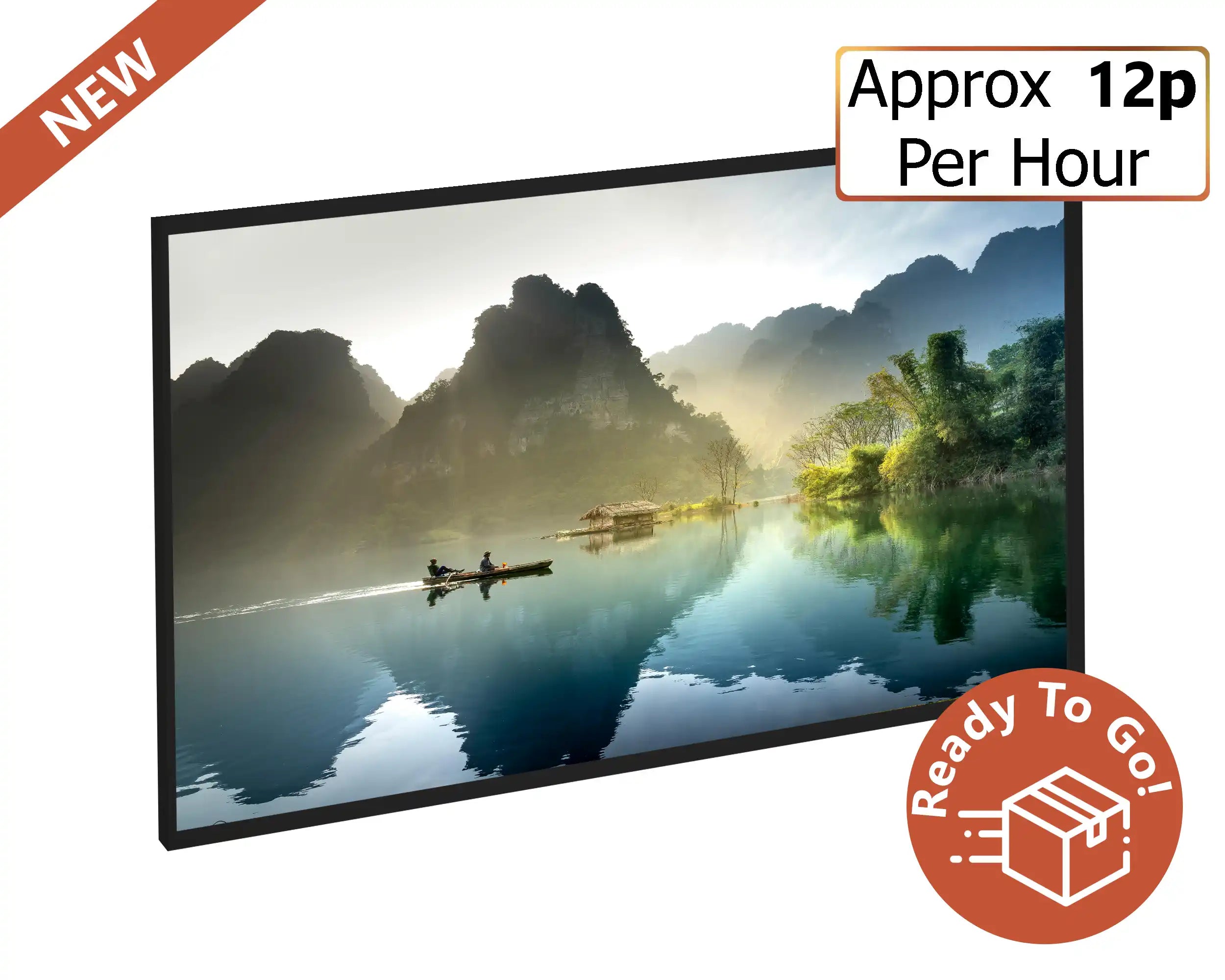 Smart 500w Indoor Infrared heating panels | IR picture wall heaters ...